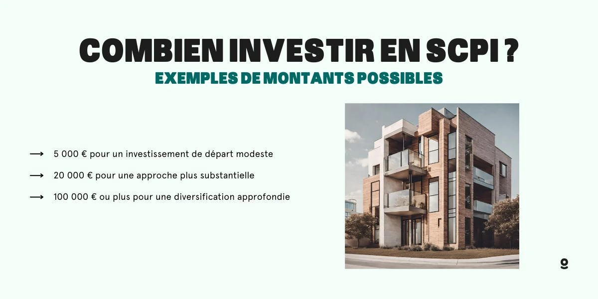 Combien faut-il investir en SCPI